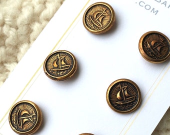 Antique Nautical Buttons - Etsy