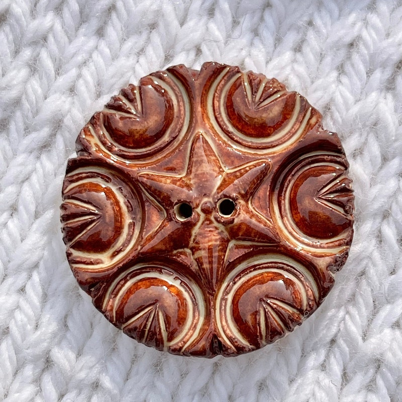 Ceramic Buttons White 1/4 - Etsy