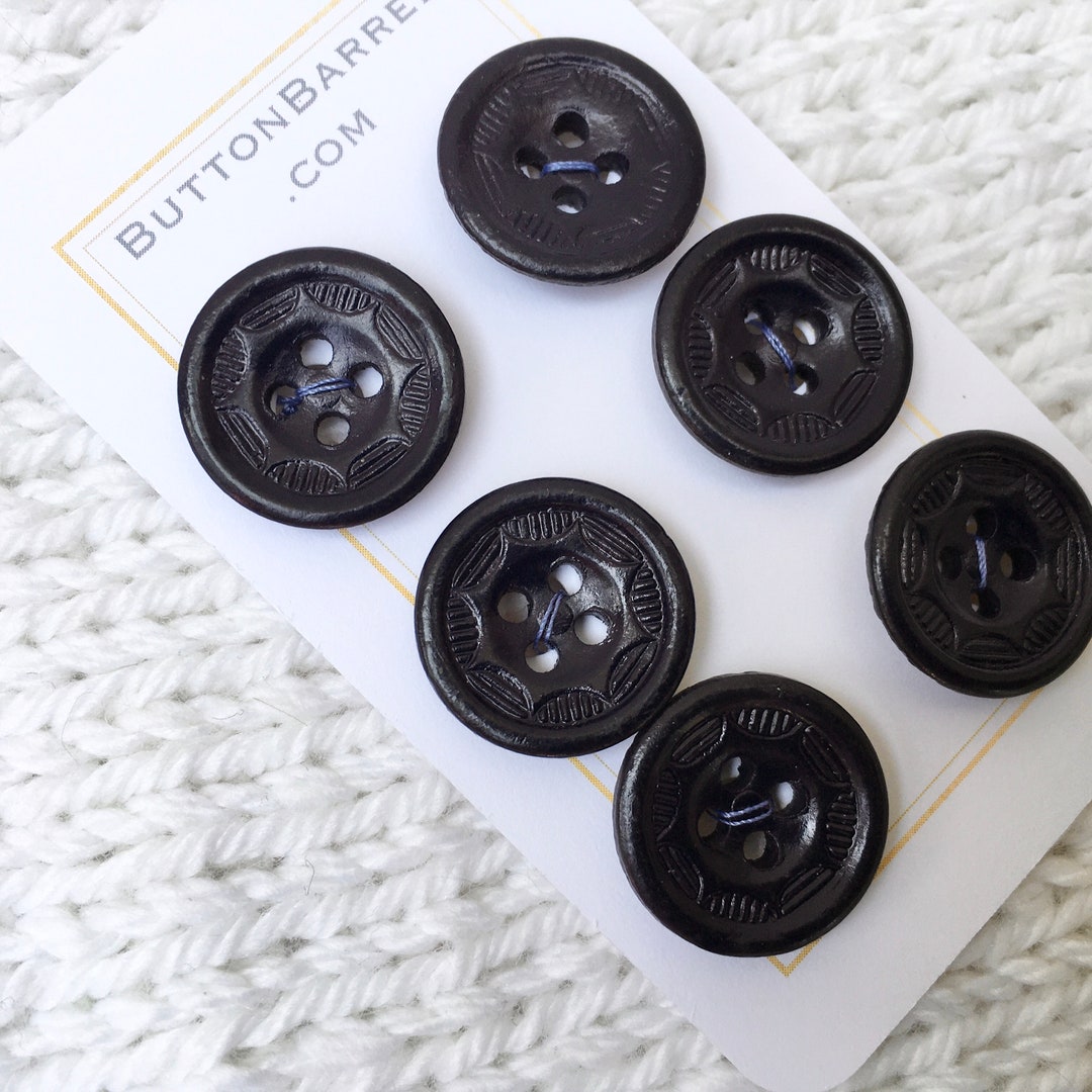 Vintage Blue Star Buttons Pressed Paper Button Set 3/4 19mm - Etsy