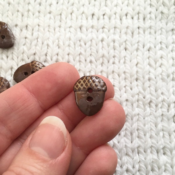 Acorn Button - Etsy