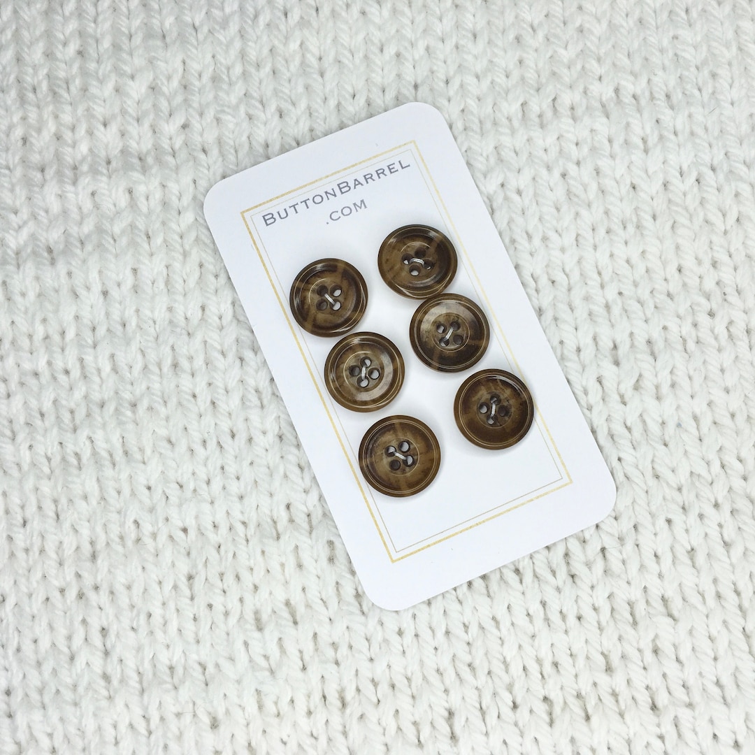Antique Casein Plastic Buttons Brown Plaid Button Set 9/16” - Etsy