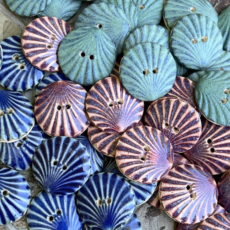 Ceramic Buttons - Etsy