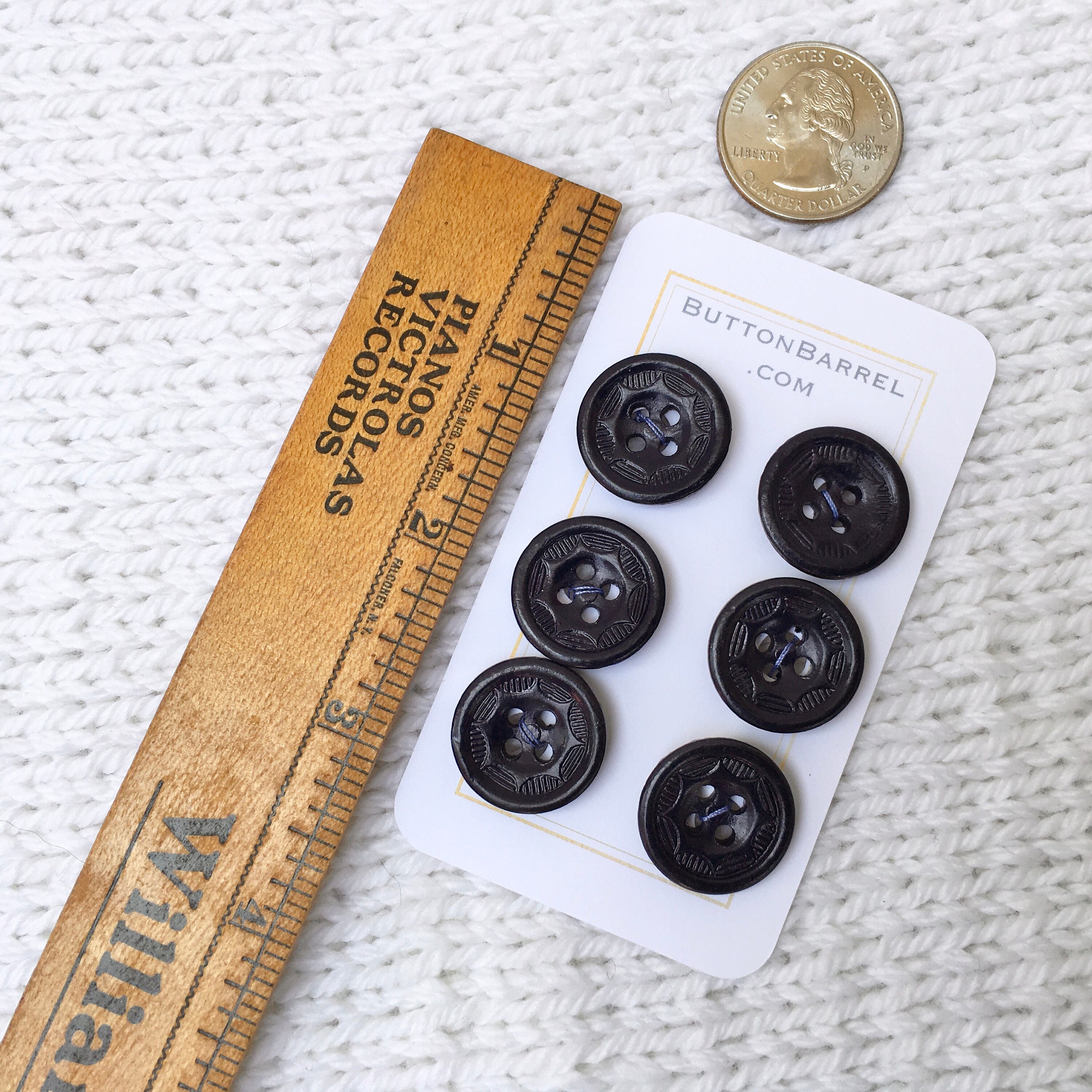 Vintage Blue Star Buttons Pressed Paper Button Set 3/4 19mm - Etsy