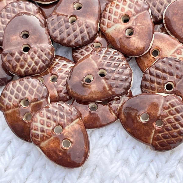 Acorn Button - Etsy