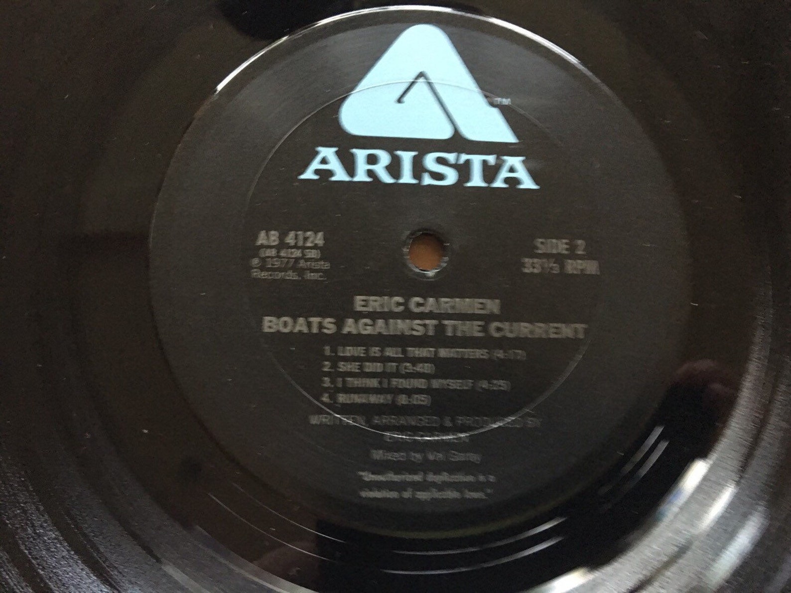 Eric Carmen Boats Against the Current Vinyl Album 1977 in - Etsy