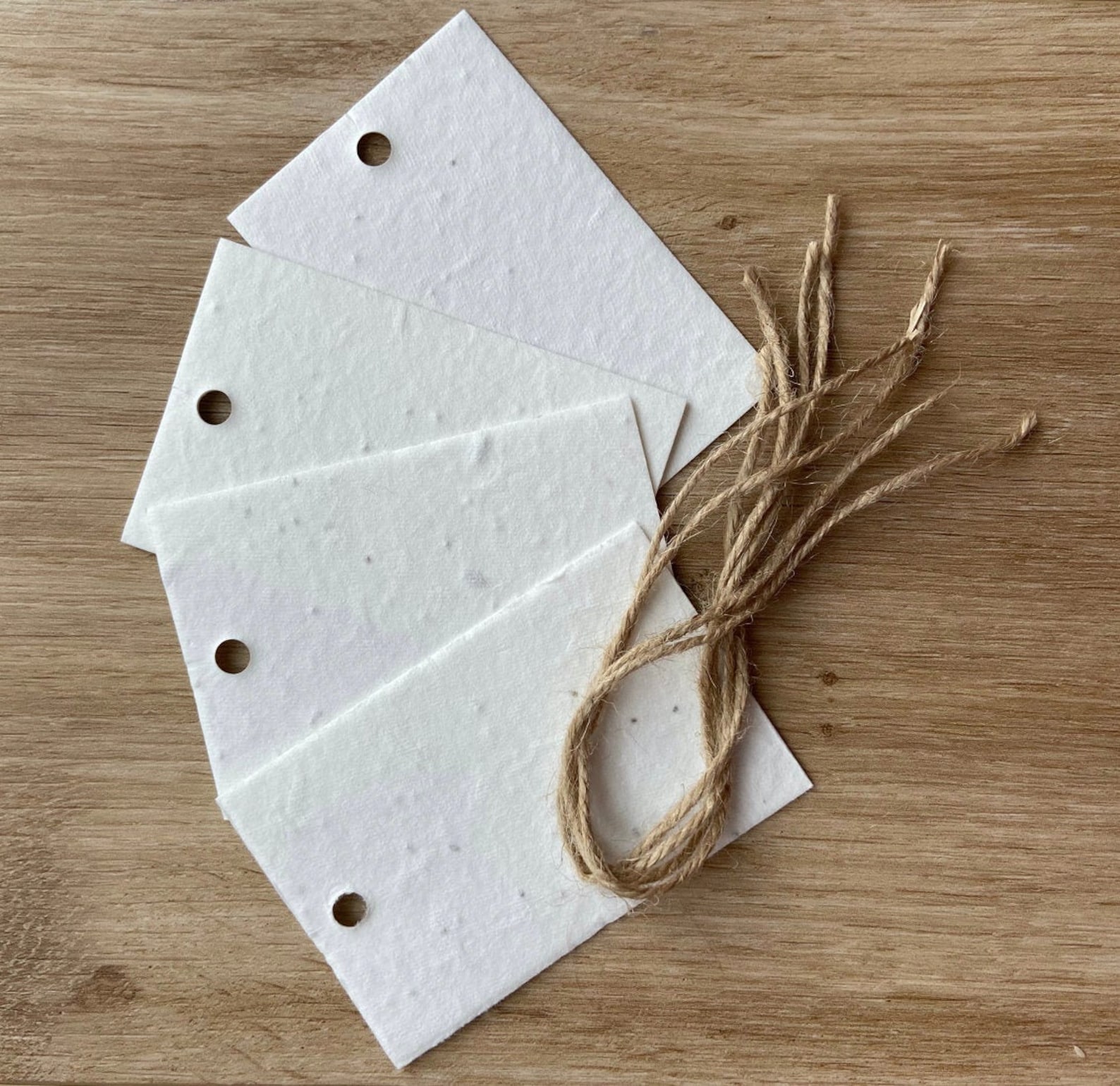 12pk Plantable Seed Paper Tags - Etsy UK