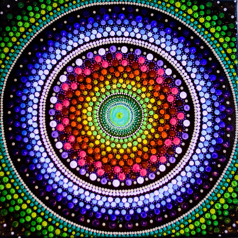 Mandala Decoration Painting - Etsy