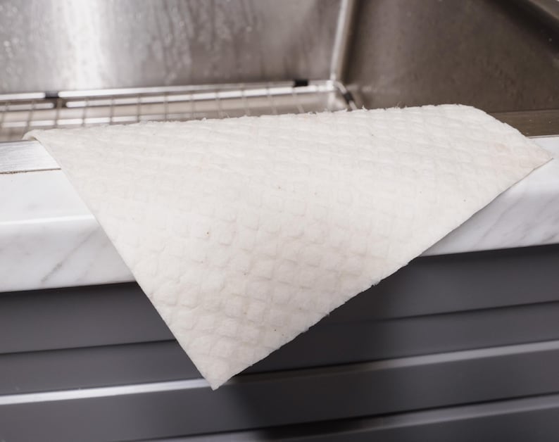 Calla Lily Swedish Dishcloths: Set of 3 Reusable Floral Kitchen Cloths ...