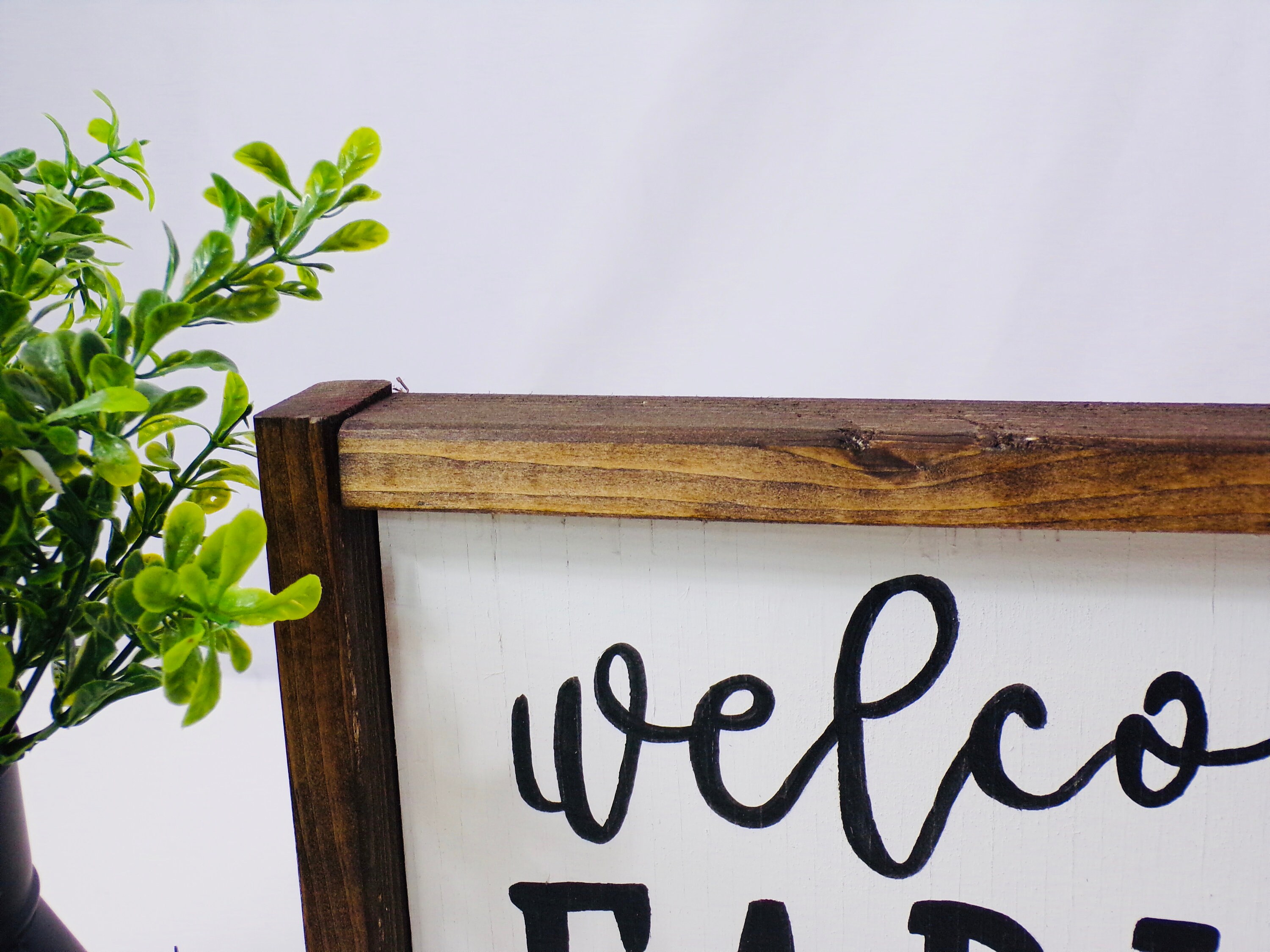 Welcome to Our Farmhouse Rustic Sign - Etsy