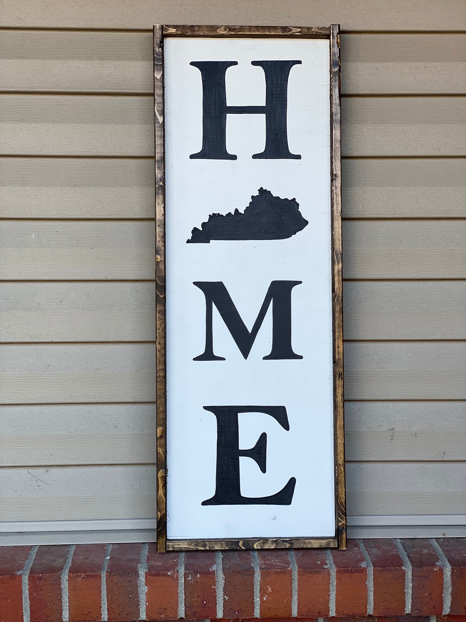 KY home / custom state rustic sign | Etsy