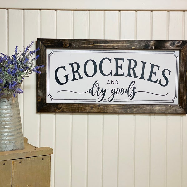 Groceries Sign - Etsy