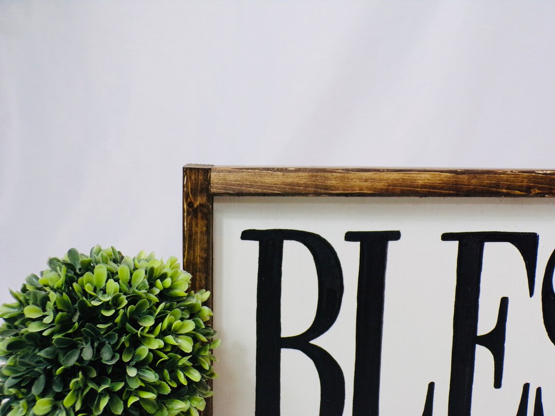 Bless This Mess Rustic Sign | Etsy