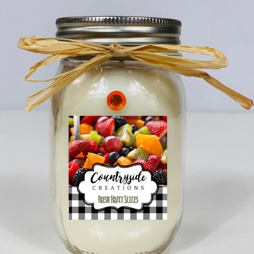 Rainbow Sherbet Scented Candle Container Candle Strong | Etsy