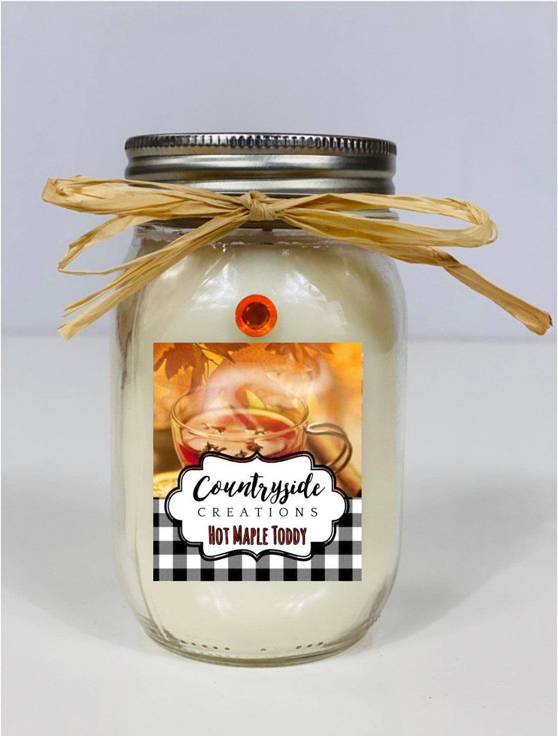 Maple Toddy Scented Candle Container Candle Strong Candles | Etsy