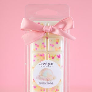 Rainbow Sherbet Scented Candle Container Candle Strong - Etsy