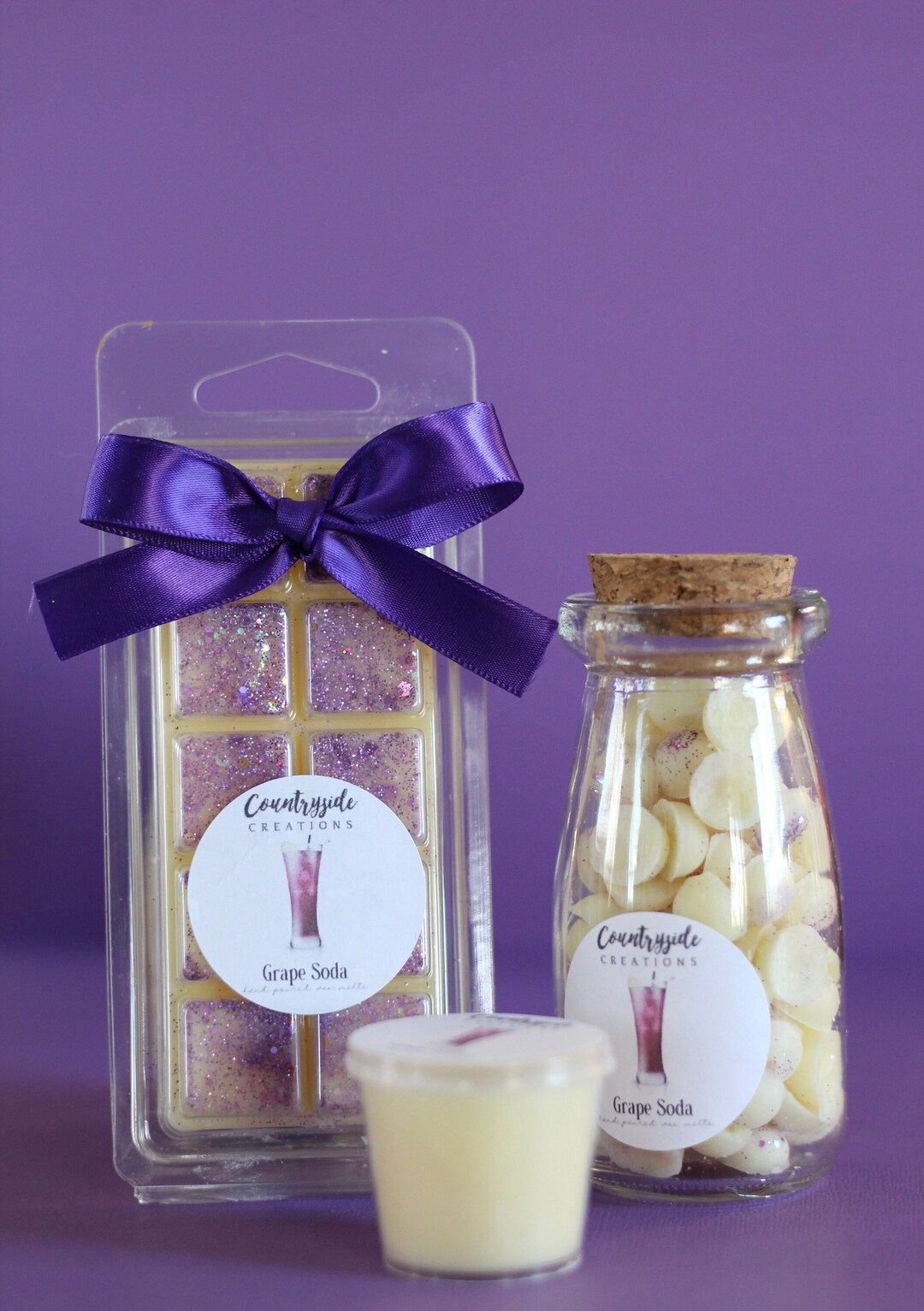 Grape Soda Scented Candle Container Candle Strong Candles - Etsy