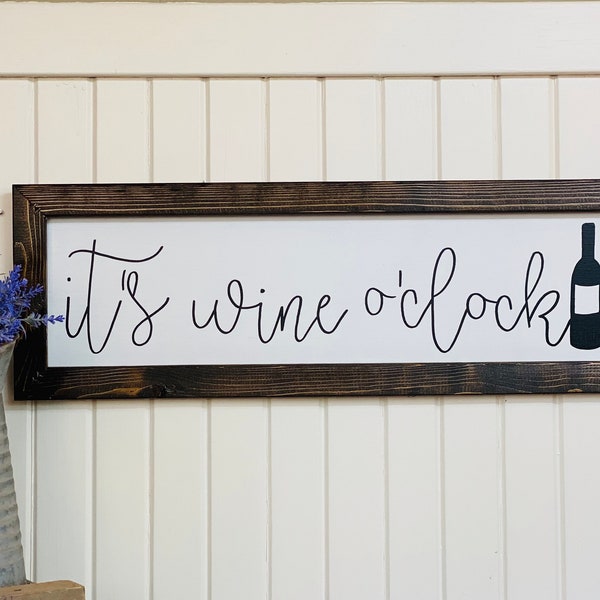 Wine O Clock - Etsy