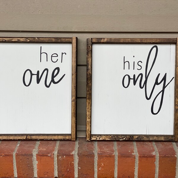 Her One Her Only - Etsy