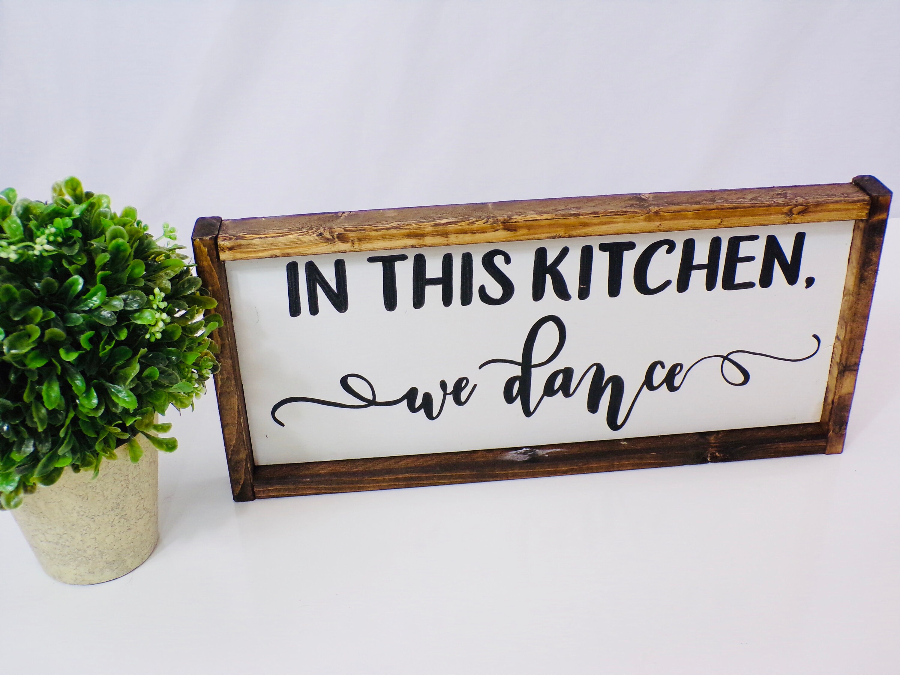 In This Kitchen We Dance Sign Kitchen Decor Pantry Sign Etsy