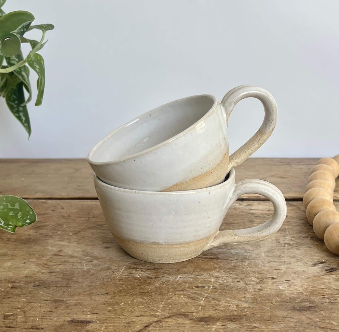 Handmade Ceramic Mug Holiday Gift Wheel Thrown Pottery Cup Latte Cup ...
