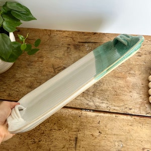 Ceramic Serving Platter Large Handmade Pottery Tray Pottery Platter Handmade Serving Tray ...