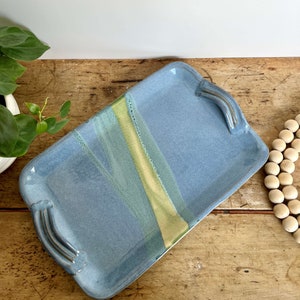 Ceramic Serving Platter Large Handmade Pottery Tray Pottery Platter Handmade Serving Tray ...