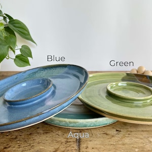 Pottery Handmade Serving Platter Housewarming Gift Wedding Gift Ceramic ...