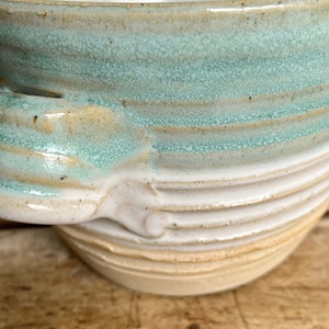 Handmade Pottery Bread Baker Blue Pottery Bread Crock Pottery Handmade ...