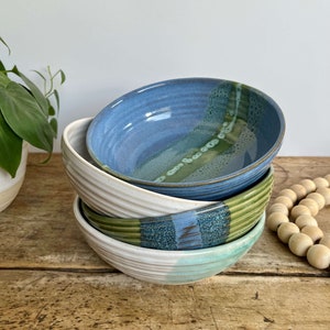 Pasta Bowl Handcrafted Pottery Bowl Handmade Ceramic Bowl Medium Size ...