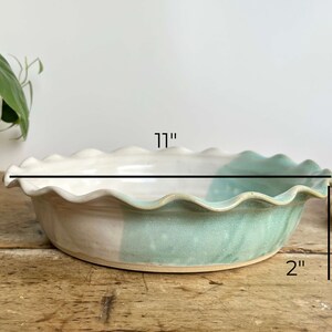 Handmade Pottery Pie Plate Ceramic Dish Handmade Pie Plate Casserole ...
