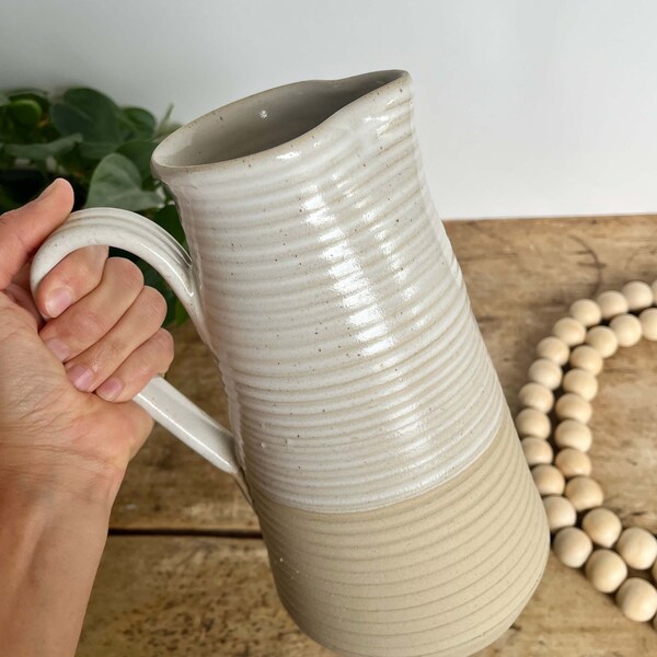 Pitcher Flower Vase - Etsy