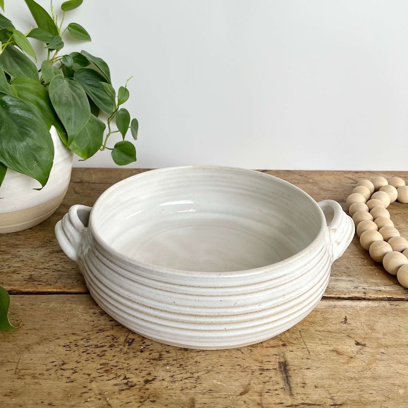 Round Ceramic Baking Dish - Etsy