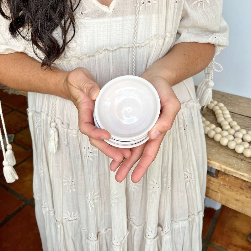 Small Pottery Pink Tray - Etsy
