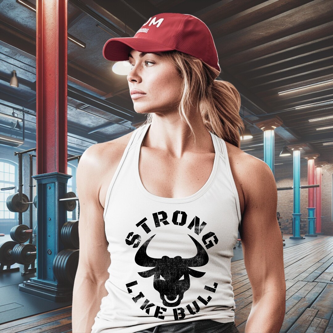 Racerback Gym Tank - Fitness Tank, Workout Tank, Athletic Tank ...