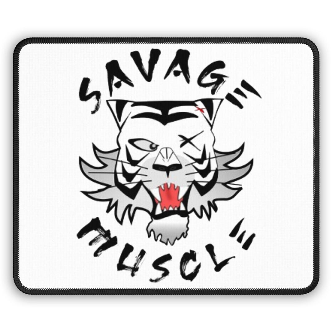 Savage Muscle Tiger Gaming Mouse Pad, Tiger Print Desk Pad, Animal ...