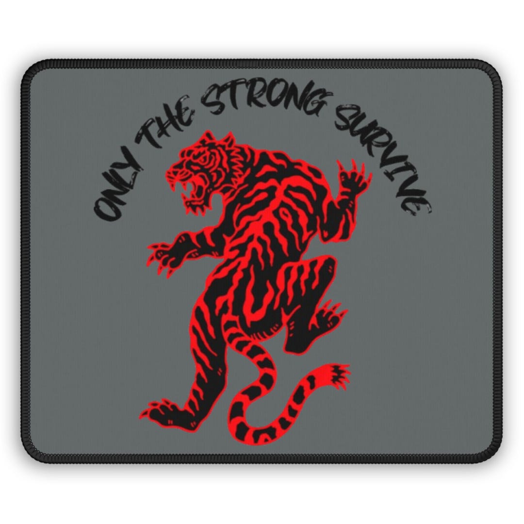 Tiger Gaming Mouse Pad, Gaming Desk Mat, Animal Print Mousepad, Gamer ...