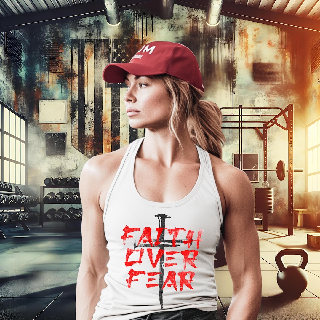 Faith Tank Top- Women's Workout Tank, Racerback Tank, Christian Apparel ...