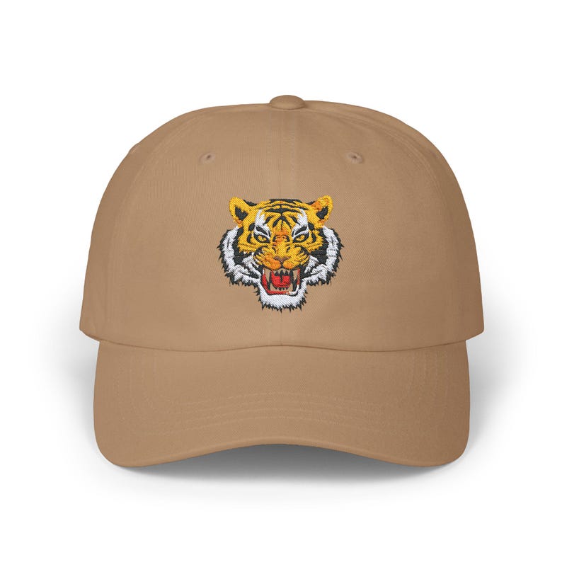 TIGER FACE Embroidered Cap, Gym Cap, Fitness Cap, Gym Gifts - Etsy