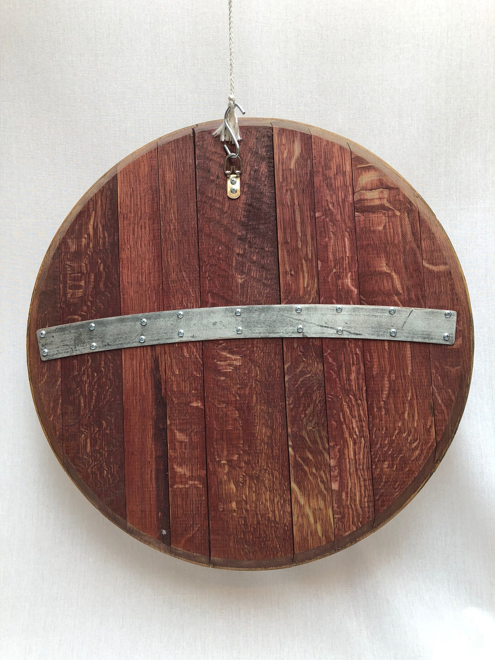 Wine barrel top bottle holder - Etsy.de