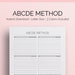 The ABCDE Method | Productivity | Task List | T0-do List | Cute ...