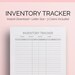 Inventory Tracker Grocery List Pantry List Item Tracker Cute Planners ...