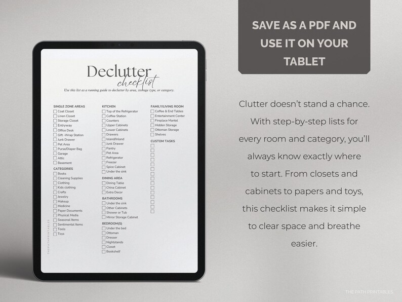 Clean Home Guidebook | Printable Cleaning Checklists & Planner Pages ...