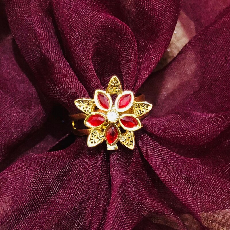 Red and Champagne Bangles - Etsy