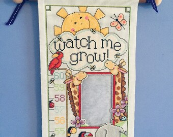 Embroidered Growth Chart | Etsy