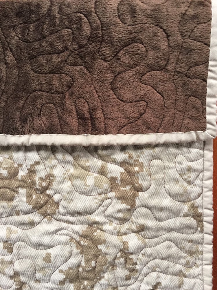 Large USMC United States Marine Corps Camouflage Quilt / Official Issue ...