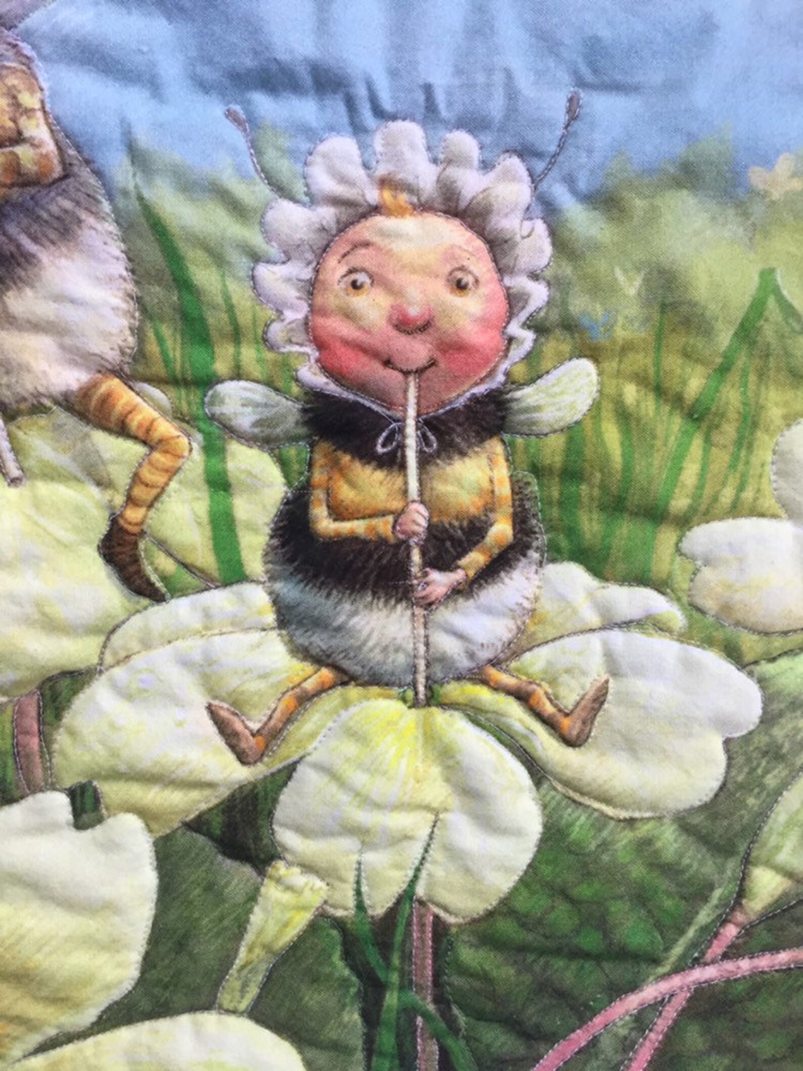 Pixie Bees Baby Quilt Boy or Girl Blanket | Etsy