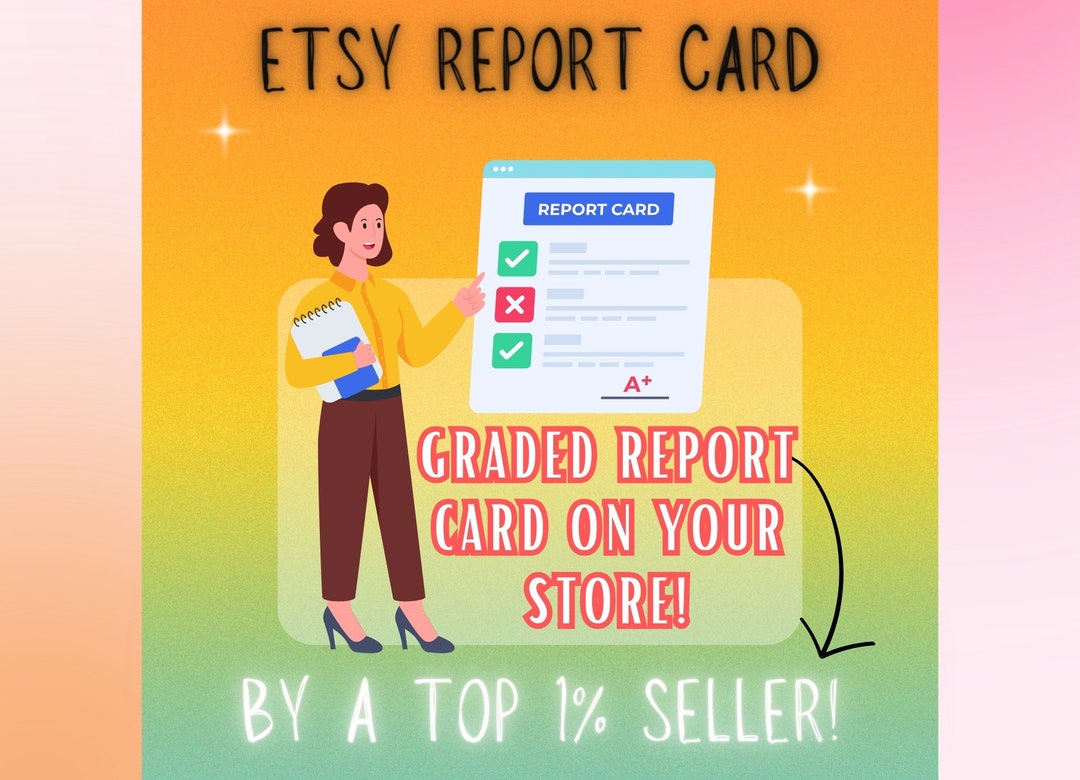 Top 1% Seller Report Card Given for YOUR Store - Etsy
