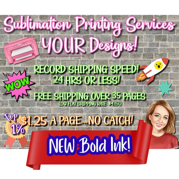 Sublimation Printing - Etsy