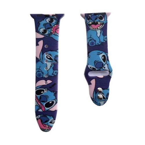 Apple Watch Custom Lilo and Stitch Inspired Silicone Band - Etsy