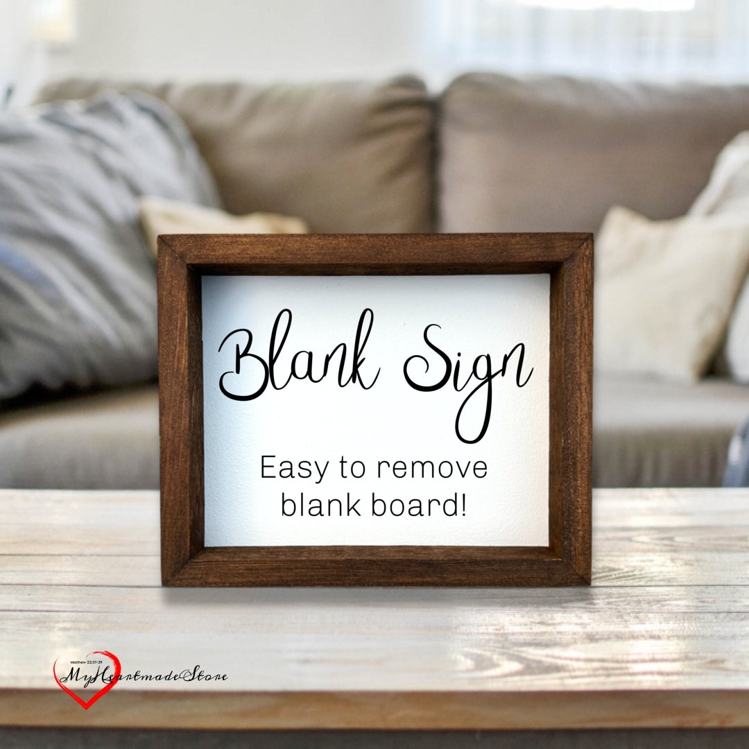 4 Blank Farmhouse Sign Farmhouse Decor Farmhouse Kitchen - Etsy